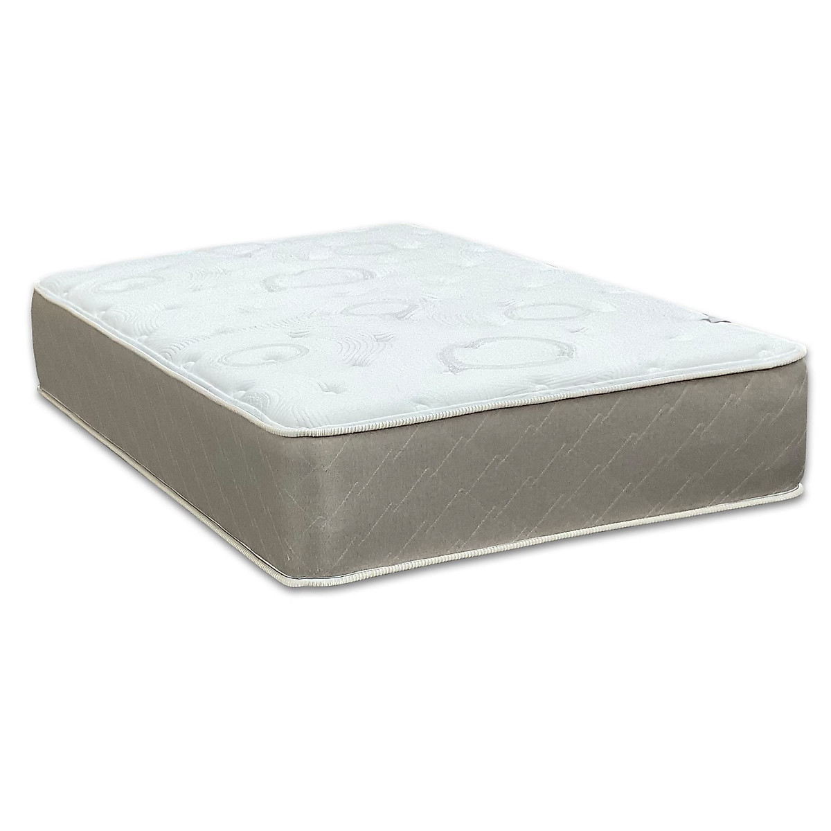Greaton, 13-Inch Firm Heavier Pocket Coil Spring Hybrid Mattress, Motion Isolation with Durable Support, Bed in a Box, Twin, Beige