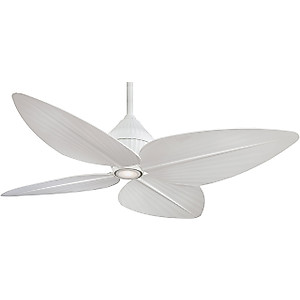 Minka-Aire F581-WHF Gauguin 52 Inch Outdoor Ceiling Fan in Flat White Finish