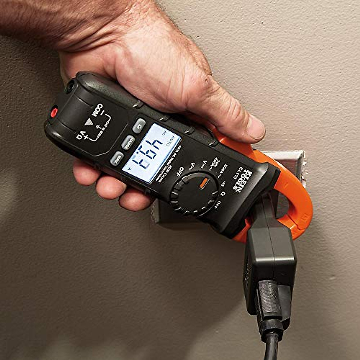 Klein Tools Digital Clamp Meter, AC Auto-Ranging 400 Amp CL110
