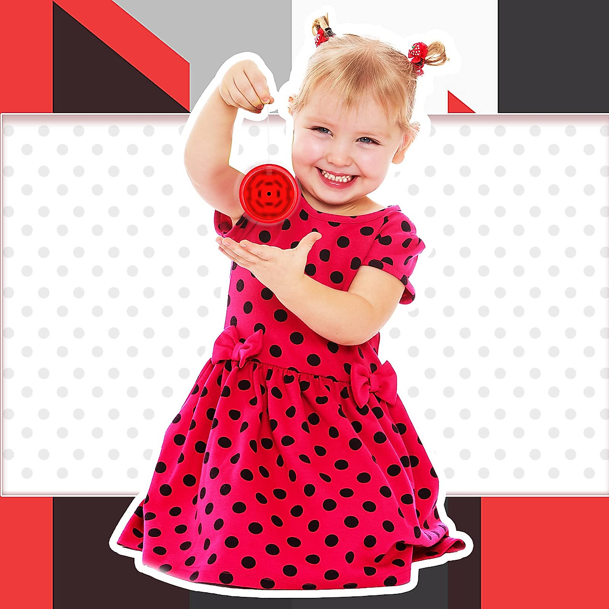 Woanger 48 Pcs LED Yoyo Light up Responsive Balls Bulk Novelty Plastic Rainbow Yoyo with Light for Girl Teens Adults Beginner Birthday Classroom Prizes Party Favors