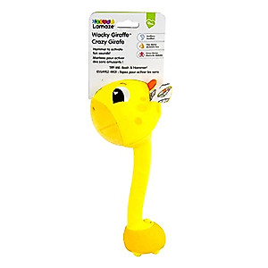 Lamaze Wacky Giraffe Sensory Baby Toy - Infant Educational Toys with Wacky Sound Effects for Fine Motor Skills - Includes 2 Sound Modes - Plush Baby Rattle for Ages 12-18 Months