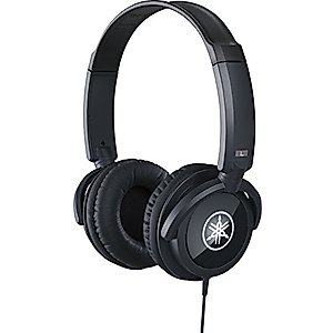 Yamaha HPH-100B Dynamic Closed-Back Headphones, Black