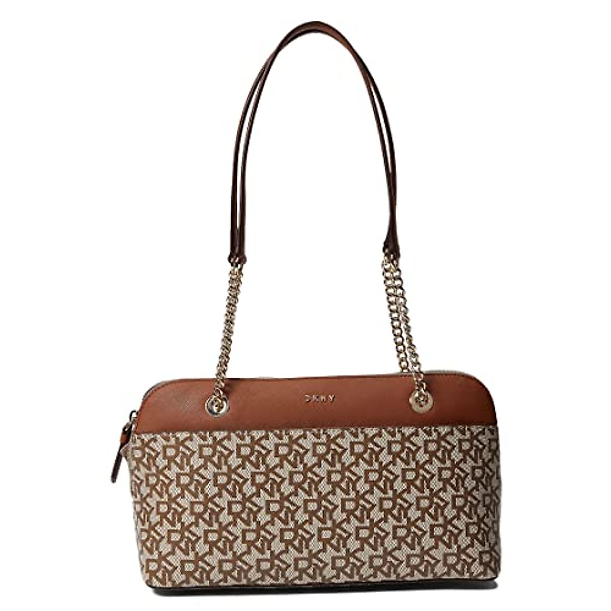 DKNY Bryant Medium Top Zip Satchel Chino/Caramel One Size