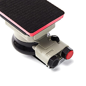 Air Square Orbit Finishing Sander 3mm Orbit Pneumatic sheet Sander for deep corner, 3” x 4"