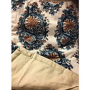 Threshold Velvet Navy Paisley Standard Pillow Sham