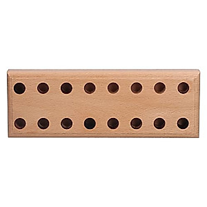 Plier Organizer Pine Wood Display Stand Base Wooden Cutter Holder Rack 16 Holes for Storage