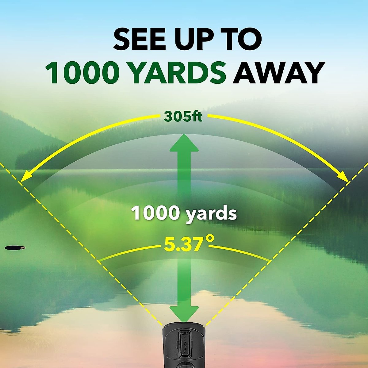 STARSCOPE Monocular G3 - Long-Range 10x42 High Powered Monocular for Bird Watching, Hunting, Sports, and More | Small Monocular for Adults with BAK4 Prism and Wide Field of View