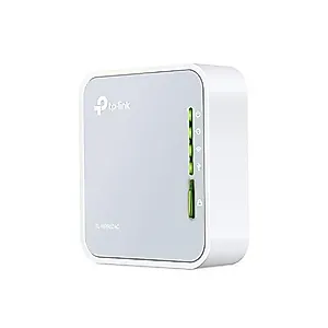 TP-Link AC750 Wireless Portable Nano Travel Router(TL-WR902AC) - Support Multiple Modes,Hotspot/Bridge/Range Extender/Access Point/Client Modes, Dual Band WiFi, 1 USB 2.0 Port