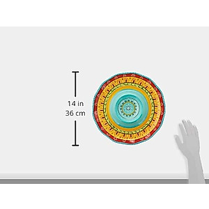 Certified International Valencia Chip & Dip 13.25",Red, Blue