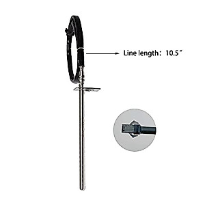 Replacement Temperature Sensor for The Char-Griller Gravity Fed 980 Charcoal Grill, Temperature Resistance Up to 1112°F, Imported Pt1000 Resistor