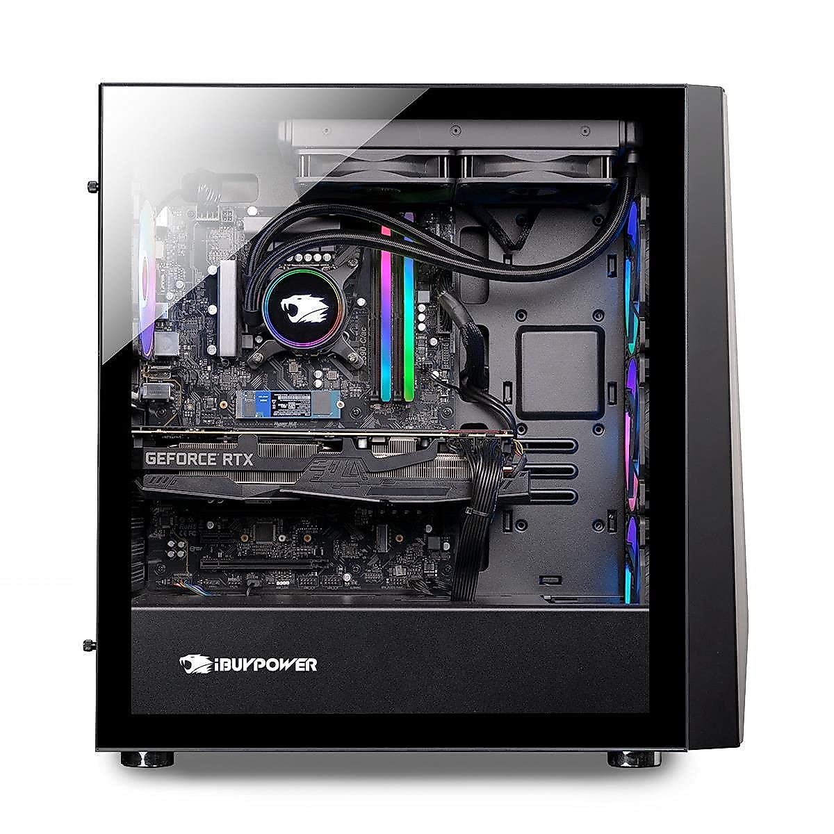iBUYPOWER Trace5MR 1003Ti Liquid Cooling Gaming Desktop Computer, Intel Core i7-11700KF 3.6GHz, 16GB RAM, 1TB SSD NVIDIA GeForce RTX 3080Ti 12GB, Windows 10 Home, Free Upgrade to Windows 11