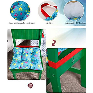 11"x11" Stuffed Chair Cushion Seat Back Square PP Cotton Insert Filling Pad for Kids Children Boy Girl