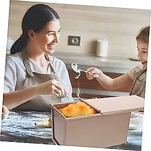 UPKOCH 1pc Toast Box French Toast Silicone Mini Loaf Pan Banana Bread Pan Loaf with Cover Kitchen Baking Tool Oven Toaster Pan Toast Baking Pan Bakeware Supply Bakery Supply Bakeware Tray