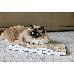 Cat Scratcher 2 PCS Pad, Cardboard with Premium Reversible Scratch Textures Design Wide Durable Scratching Pad