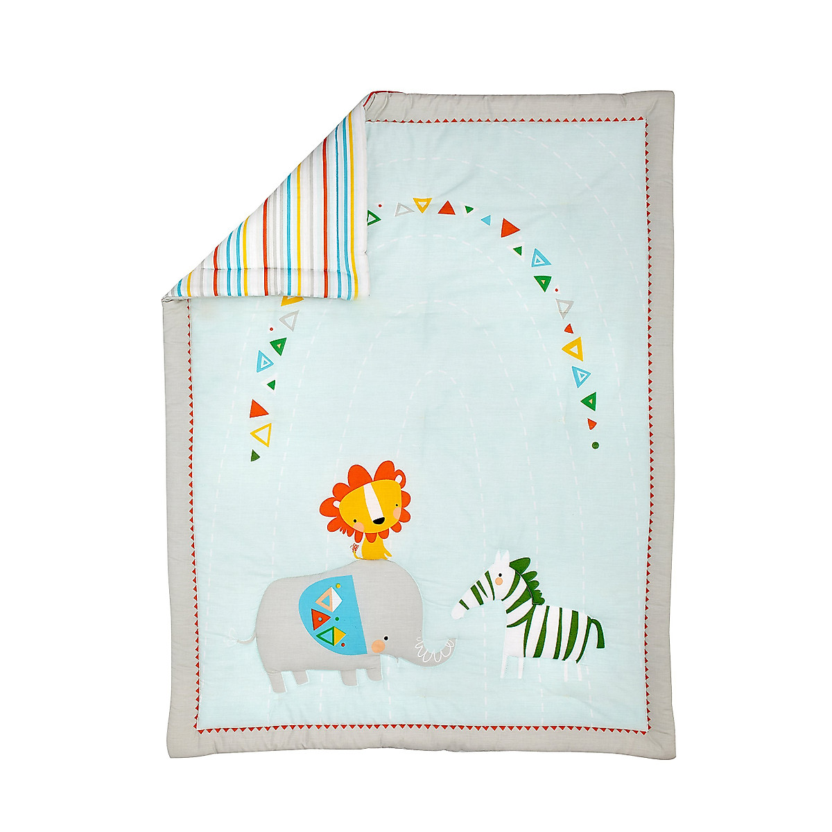 Zutano Juba 5 Piece Crib Set, Multi-Colored