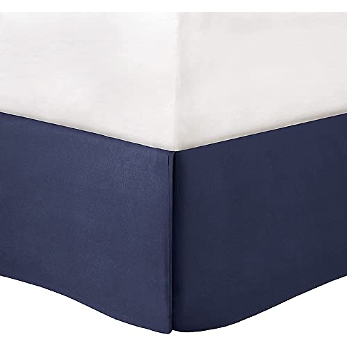 Madison Park Vienna Sateen Cotton Comforter Set, Breathable, Soft Cover, Trendy, All Season Down Alternative Cozy Bedding with Matching Shams, King, Indigo 7 Piece