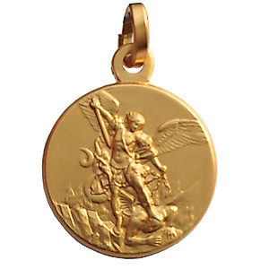 I G J Saint Michael The Archangel Medal - The Patron Saints Medals
