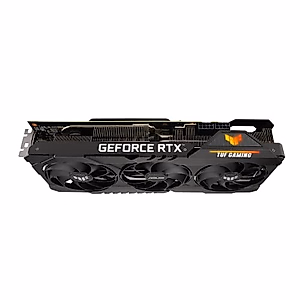 ASUS TUF Gaming NVIDIA GeForce RTX 3060 Ti OC Edition Graphics Card (PCIe 4.0, 8GB GDDR6X, HDMI 2.1, DisplayPort 1.4a, Dual Ball Fan Bearings, Military-Grade Certification, GPU Tweak III)