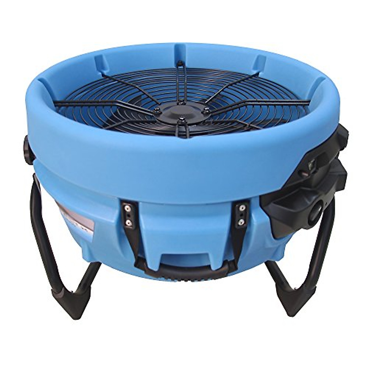 Dri-Eaz Stealth AV3000 24” High Velocity Axial Fan (F568), 2600 CFM, Blue, Low Noise, Industrial Fan, Pivot and Lock, Multi Purpose, Ventilate, Dry Floors, Variable Speed, 2.7 Amps, Easy Carry