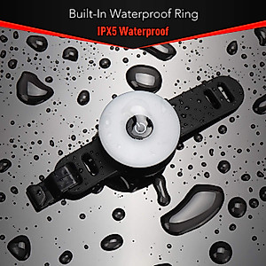 USB Rechargeable LED Bike Tail Light – Daffodil LEC500 - Bright Cycling Safety Flashlight, 5 Lighting Modes, Waterproof Bicycle Light