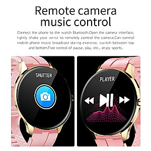 SYSMARTS Fitness Trackers,Health Sports Smart Watch with Heart Rate & Sleep Monitor,Calorie Step Counter,1.3" Touch Screen,IP68 Waterproof Pedometer Activity Trackers for Women Men (Rose Pink)