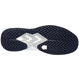 K-Swiss Men's Ultrashot 3 Tennis Shoe, White/Peacoat/Silver, 11 M