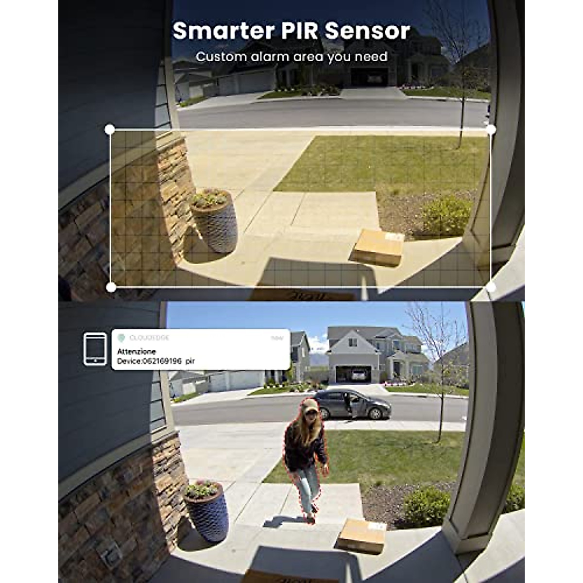 ieGeek Security Cameras Wireless Outdoor, 2K Outdoor Security Cameras with Spotlight & Siren, Wireless Surveillance Cameras for Home Security, 3MP Color Night Vision/2-Way Talk/IP65/PIR/Cloud/SD