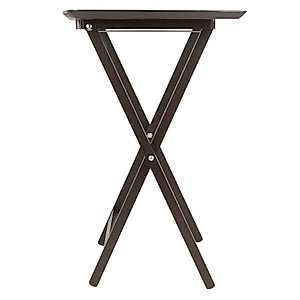 Winsome Anila Snack Table, Coffee, 23.86 x 16.77 x 25.83