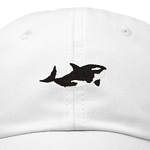 DALIX Killer Whale Hat Orca Marine Life Baseball Cap in White