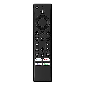 New NS-RCFNA-21 Voice Remote Control Replacement fit for Insignia Fire TV and Toshiba Fire TV Edition Smart TV, Compatible with NS-40D510NA21 NS-39DF310NA21 NS-58F301NA22 NS-50F301NA22 (No Battery)