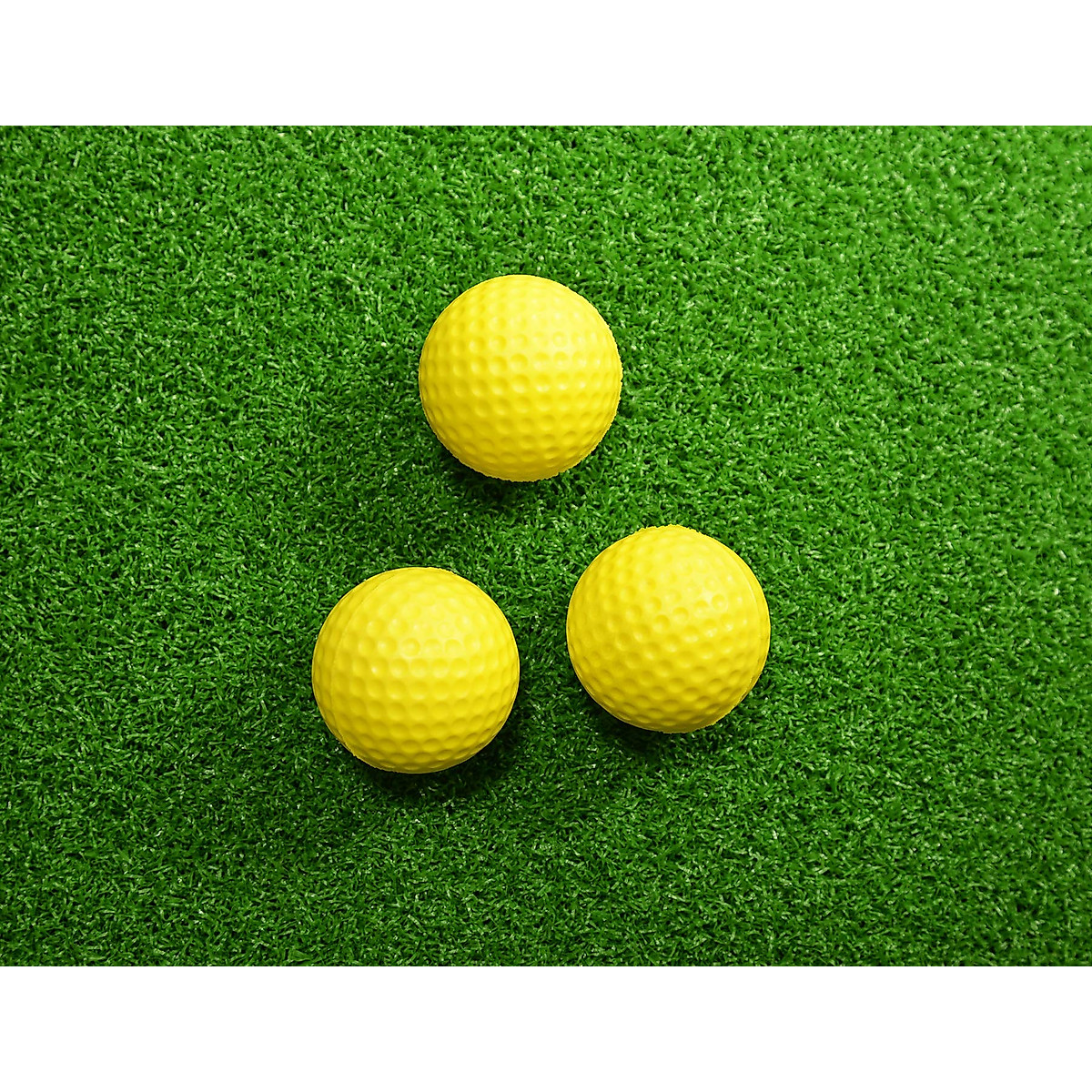 PrideSports Practice Golf Balls, Foam, 12 Count, Yellow