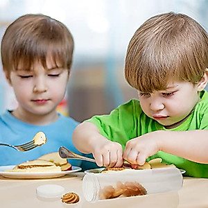 6 Pcs Plastic Cracker Keeper Small Cracker Container Cracker Storage Containers Plastic Airtight Kitchen Container Cookie Storage Round and Square Cracker Keeper for Dry Food Cookie Stay Fresh