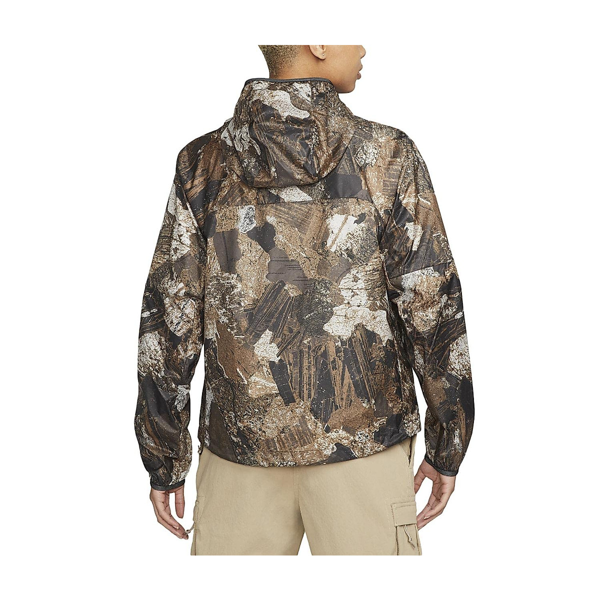 Nike ACG Cinder Cone Women's Allover Print Lightweight Jacket (as1, alpha, m, regular, regular, Ironstone/Dark Smoke Grey/Summit White)