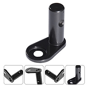 5pcs Sundries Traction Head Bike Trailer Coupler Attachment Steel Hitch Coupler Attachment Angled Elbow