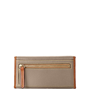 Dooney & Bourke Wallet, Pebble Grain Continental Clutch Wallet - Taupe