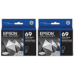 Epson 69 Black Twin Pack Ink Cartridges