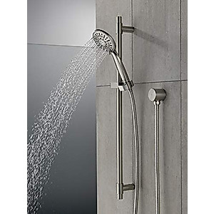 DELTA FAUCET 51361-SS Hand Shower 1.75 GPM w/Slide Bar 4S Handshower, Stainless