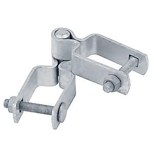 GBGS 4 Sets 1-1/2" x 1-1/2" x 5/8" Square Chain Link Fence Gate Frame Post Hinge Male and Female,Max Load 220lb