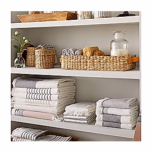 Hearth & Hand with Magnolia New Bathroom Storage Collection (Small, Woven Bath Storage Canister)