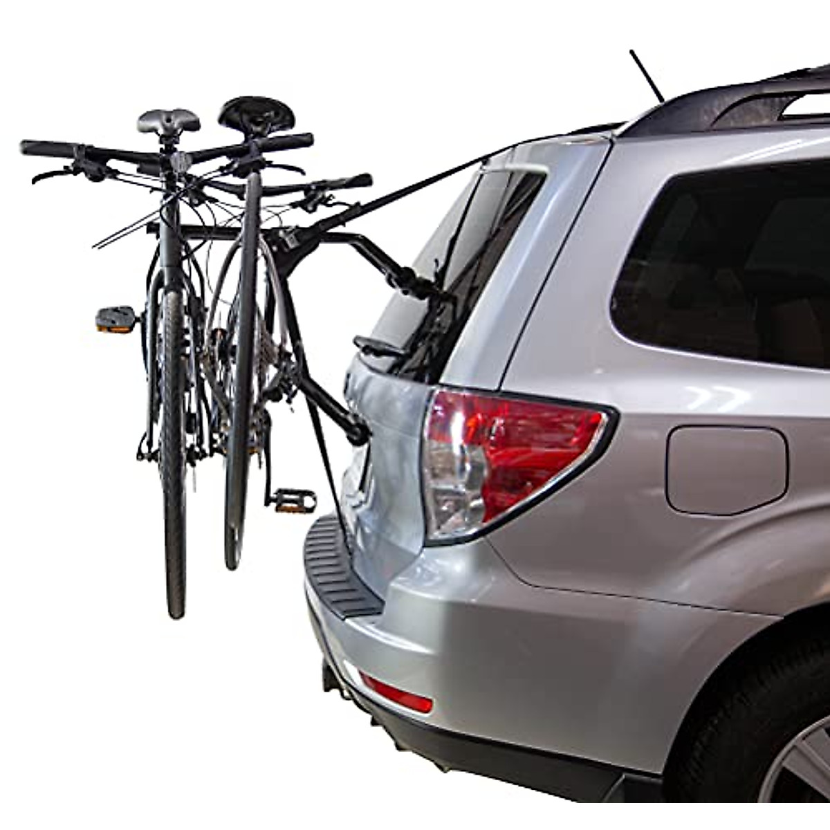 Saris Guardian Trunk 2-Bike Rack - Foldable and Compact, American-Made Steel, Easy Assembly, Secure Bike Transit, Fits Most Sedans, Hatchbacks, Vans for 2 Bikes up to 35 lbs. Each
