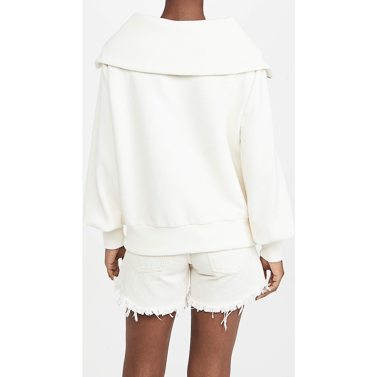 Varley Women's Vine Half Zip, Ivory, White, S