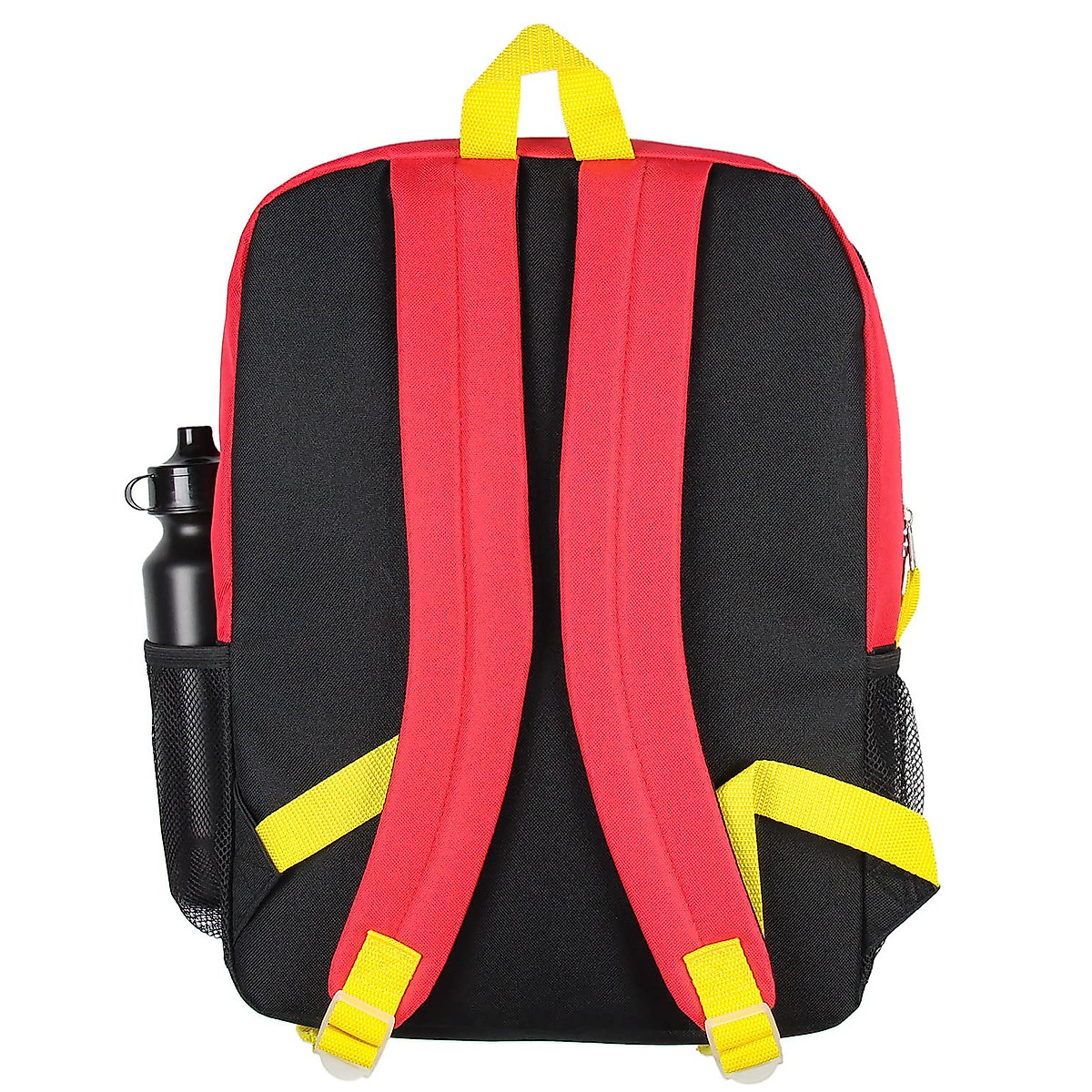 DC Comics The Flash 16" Backpack Cinch Bag Water Bottle Lunch Tote 5 Pc Set