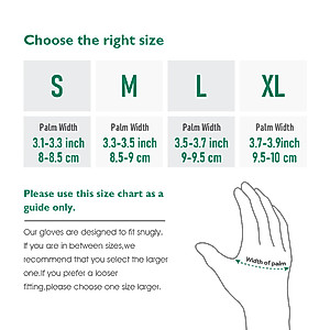 COOLJOB Touchscreen Winter Gloves for Men Women, Snow Gloves for Outdoor Sports, Warm Thermal Cold Weather Gloves for Cycling Running Dog Walking, 1 Pair Large