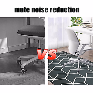 YEXEXINM 36"X48" Office Chair Mat for Hardwood Floor, Anti-Slip Desk Chair Mat, Chair Rugs Floor Protectors Mat, Computer Chair Mat for Rolling Chair, Chair Carpet Mat for Home Office