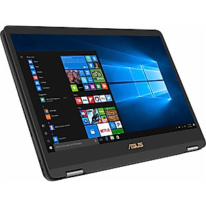 ASUS 13.3? 2-in-1 Full HD IPS Touch-Screen Ultrabook, Intel i7-7500U, 16GB DDR4 RAM, 512GB SSD, HDMI, Bluetooth, 802.11ac, Fingerprint Reader, Backlit Keyboard, Light and Thin-Windows10