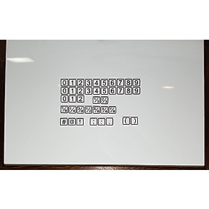 Number Magnet Symbol Set