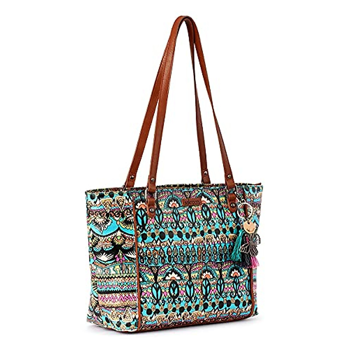 Sakroots Metro Tote (One Size, Aqua One World)