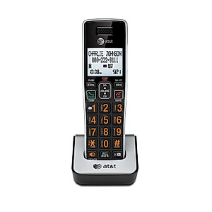 ATT CL82213 DECT 6.0 Expandable Cordless Phone System with Digital Answering Machine, Silver