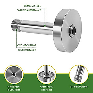 AM39912 Deck Drive Spindle Shaft for John Deere F510 F525 S80 S82 S92 SRX75 SRX95 STX30 STX38 Lawn Mowers Garden Tractors Replaces AM39916 AM33098 AM30301 AM37999