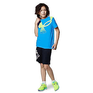 Under Armour boys Prototype 2.0 Logo Shorts , Black (001)/White , Youth Medium